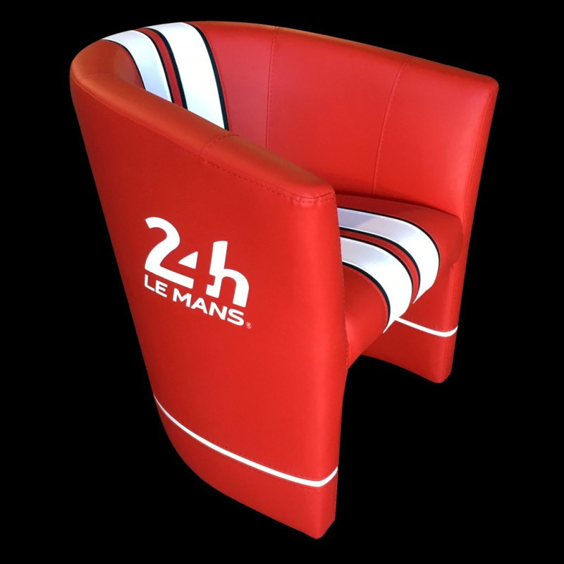 Tub chair Racing Inside 24H Le Mans Red / white