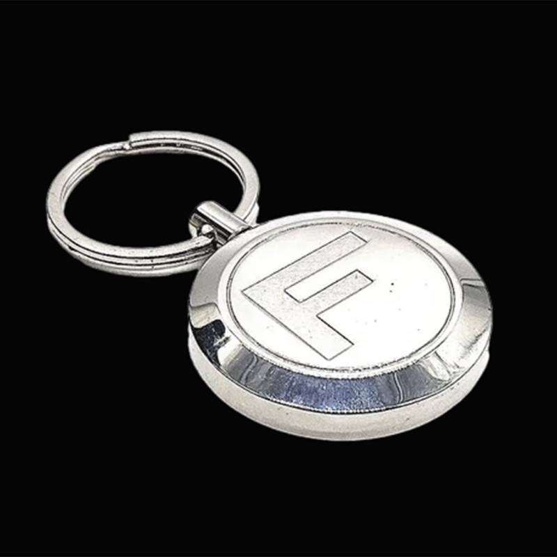 Jaguar Keychain F-type Steel Chrome 50JKRAFTF