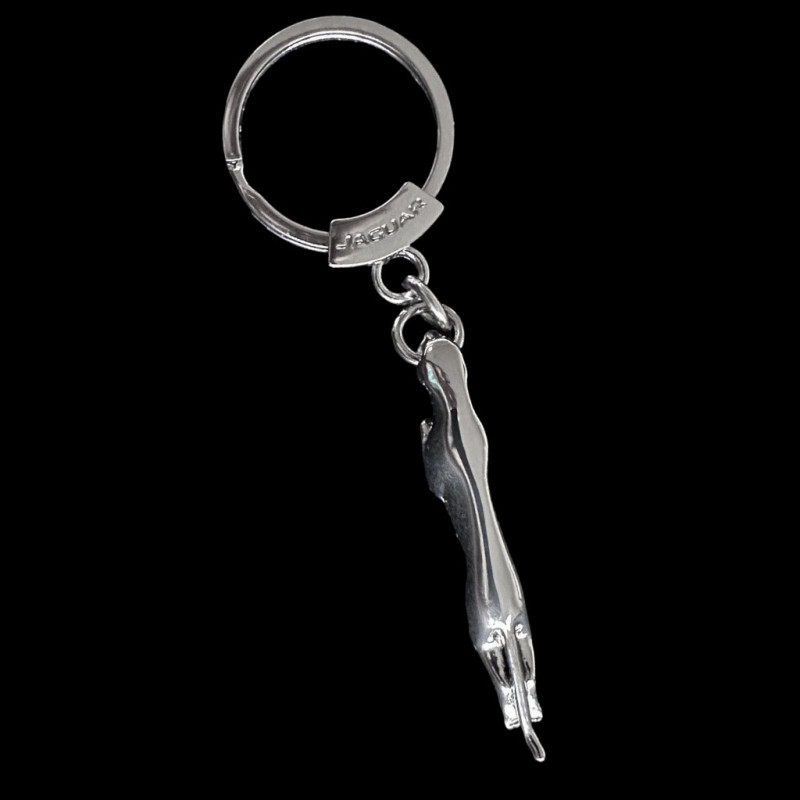 Jaguar Keychain Leaper Metal Silver 50JGKR511SLA