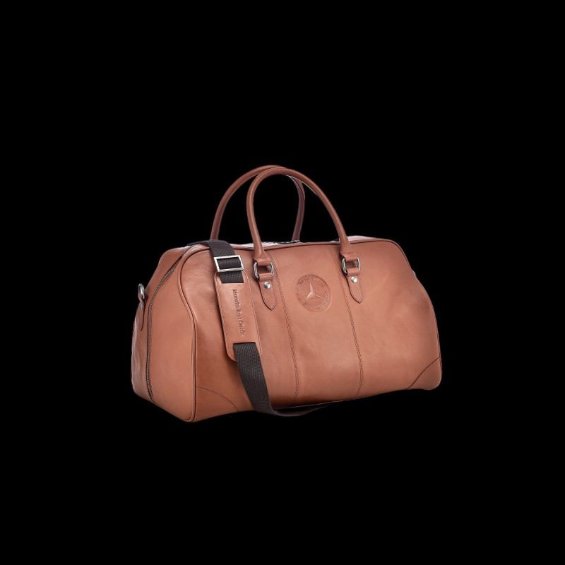 Mercedes-Benz Travel bag Leather Weekender Cognac