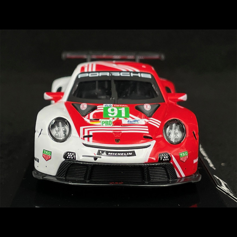 Porsche 911 RSR Type 991 n° 91 24h Le Mans 2020 1/43 Bburago 38308