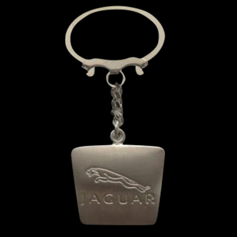 Jaguar Keychain Trapeze Brushed metal JB2014