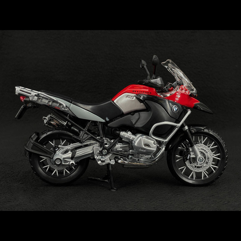 BMW R1200 GS 2007 Red / Silver / Black 1/12 Maisto 31157