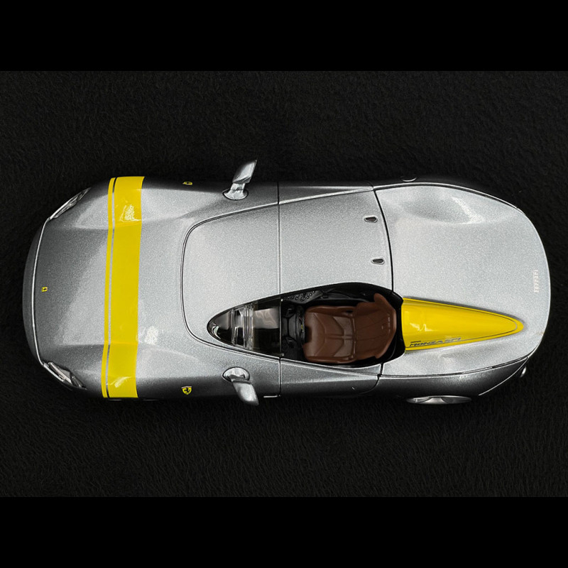Ferrari Monza SP1 2019 Grey / Yellow 1/24 Bburago 26027
