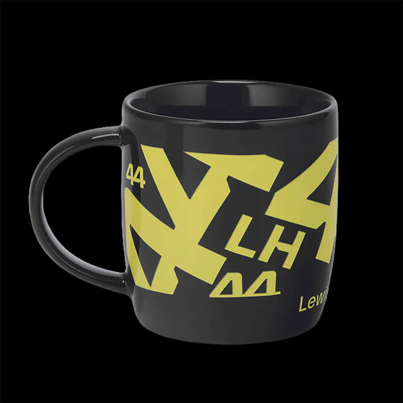 Tasse Mercedes AMG F1 n° 44 Lewis Hamilton Noir / Jaune 701227136-001