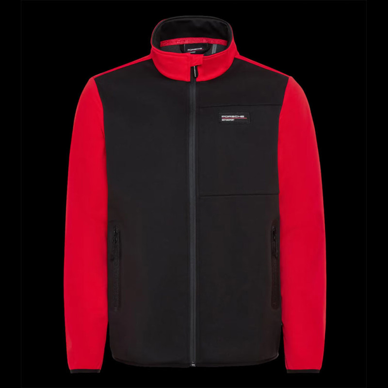 Porsche Jacket Motorsport 5 Softshell Black / Red WAP159RMSF - men