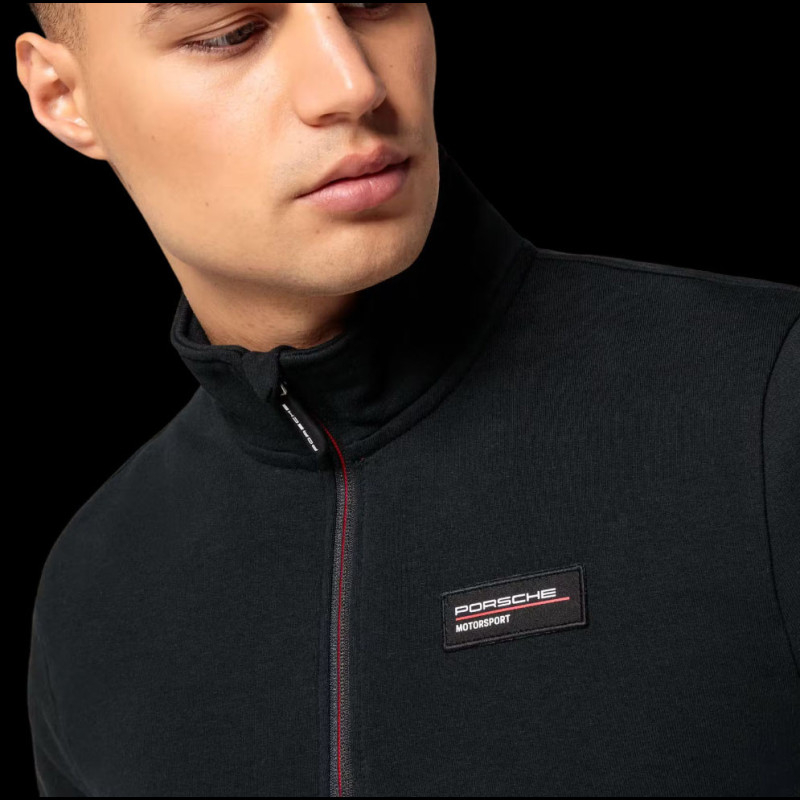 Porsche Pullover Motorsport 5 Quarter-zip Black / Red WAP169RMSF - unisex
