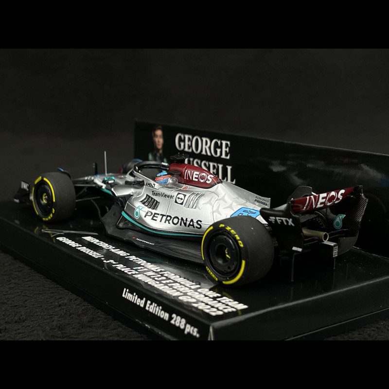 George Russell Mercedes-AMG Petronas W13 E n° 63 3rd GP Hungary 2022 F1 ...