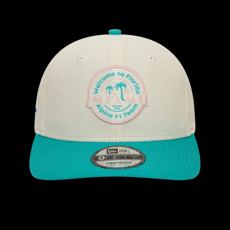 Alpine Hat F1 Team Ocon Gasly GP Miami 9Fifty New Era Sand / Green-Blue ...