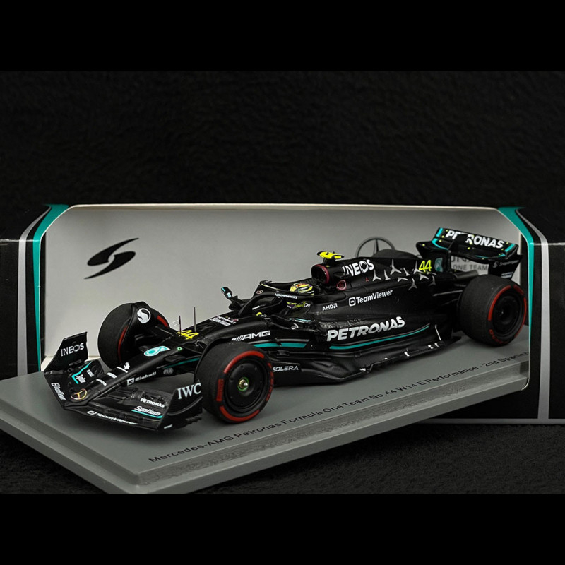 Lewis Hamilton Mercedes-AMG W14E n° 44 2. GP Spanien 2023 F1 1/43 Spark ...