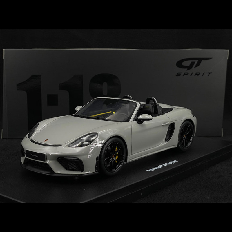 Porsche 718 Boxster Spyder Type 982 2020 Chalk Grey 1/18 GT Spirit GT436