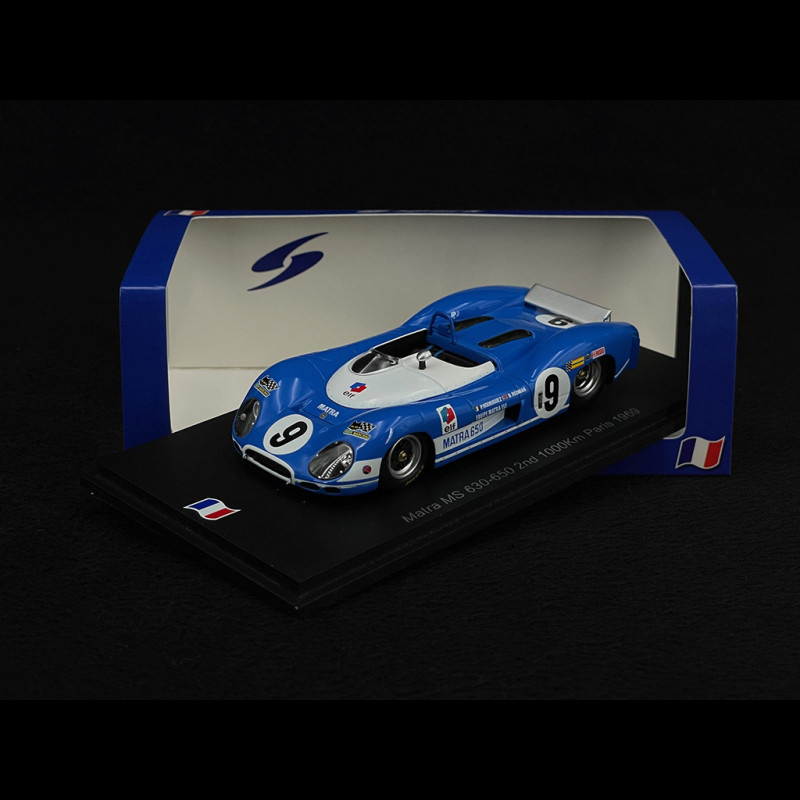 Matra MS630-650 n° 9 2nd 1000km Paris 1969 1/43 Spark SF281