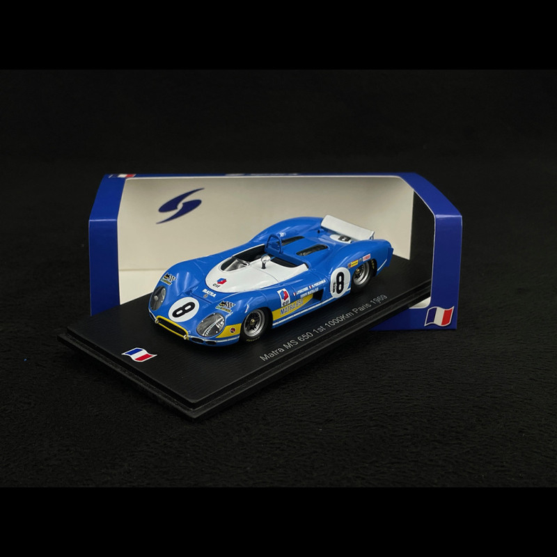 Matra MS650 n° 8 Vainqueur 1000km Paris 1969 1/43 Spark SF280