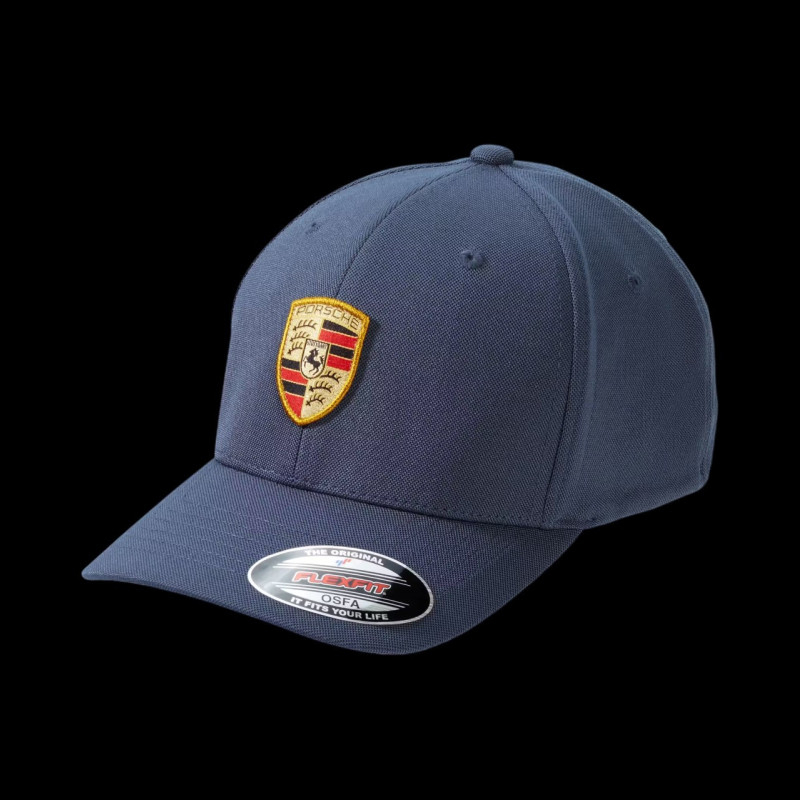 Casquette Porsche emblème écusson Flexfit Bleu Marine WAP1400040RUSA