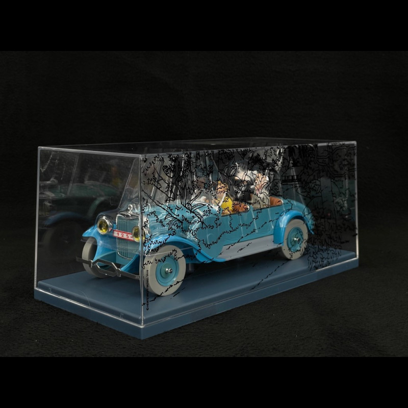Tintin Dr Finney's Lincoln Torpedo - Cigars of the Pharaoh Sky Blue 1/ ...