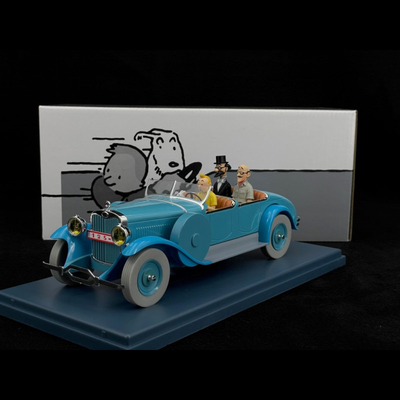 Tintin Dr Finney's Lincoln Torpedo - Cigars of the Pharaoh Sky Blue 1/ ...