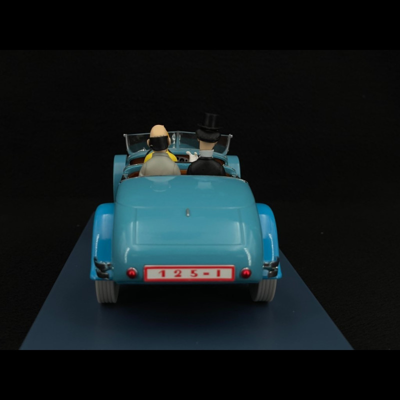 Tintin Dr Finney's Lincoln Torpedo - Cigars of the Pharaoh Sky Blue 1/ ...