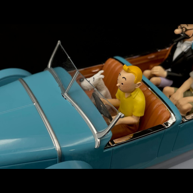 Tintin Dr Finney's Lincoln Torpedo - Cigars of the Pharaoh Sky Blue 1/ ...