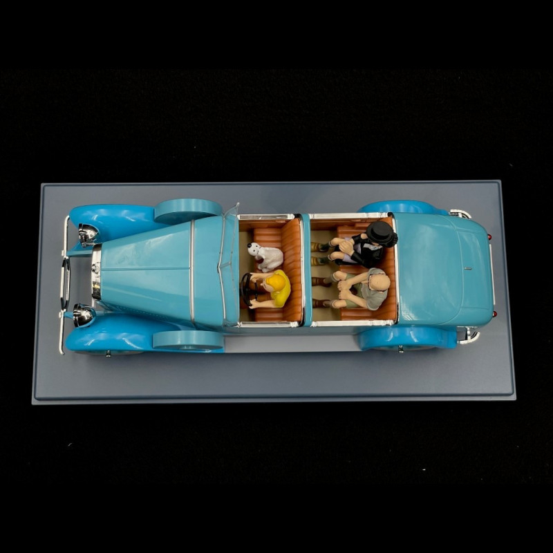 Tintin Dr Finney's Lincoln Torpedo - Cigars of the Pharaoh Sky Blue 1/ ...