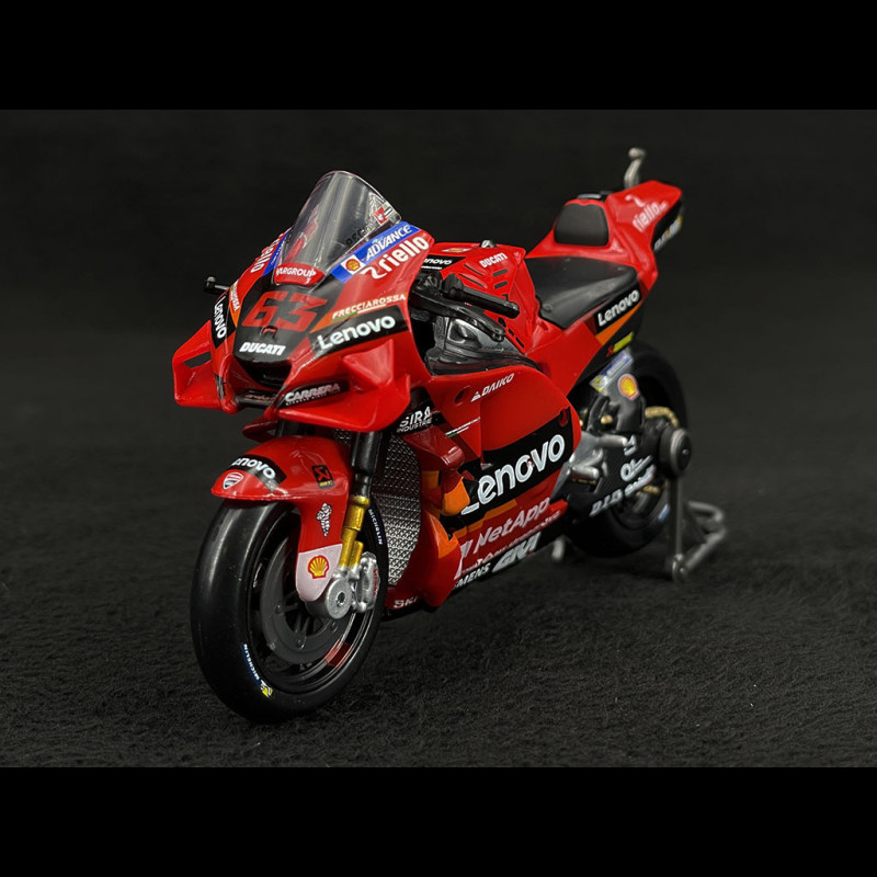 Francesco Bagnaia Ducati Desmosedici GP22 n° 63 Champion du Monde Moto ...