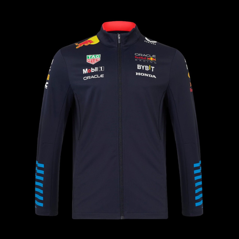 Red Bull Softshell Jacket Racing Verstappen Pérez F1 Navy Blue TU5286 ...