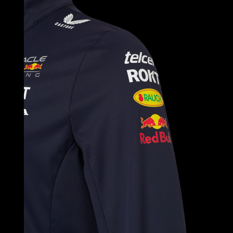 Red Bull Softshell Jacket Racing Verstappen Pérez F1 Navy Blue TU5286 ...