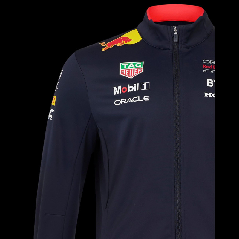 Red Bull Softshell Jacket Racing Verstappen Pérez F1 Navy Blue TU5286 ...