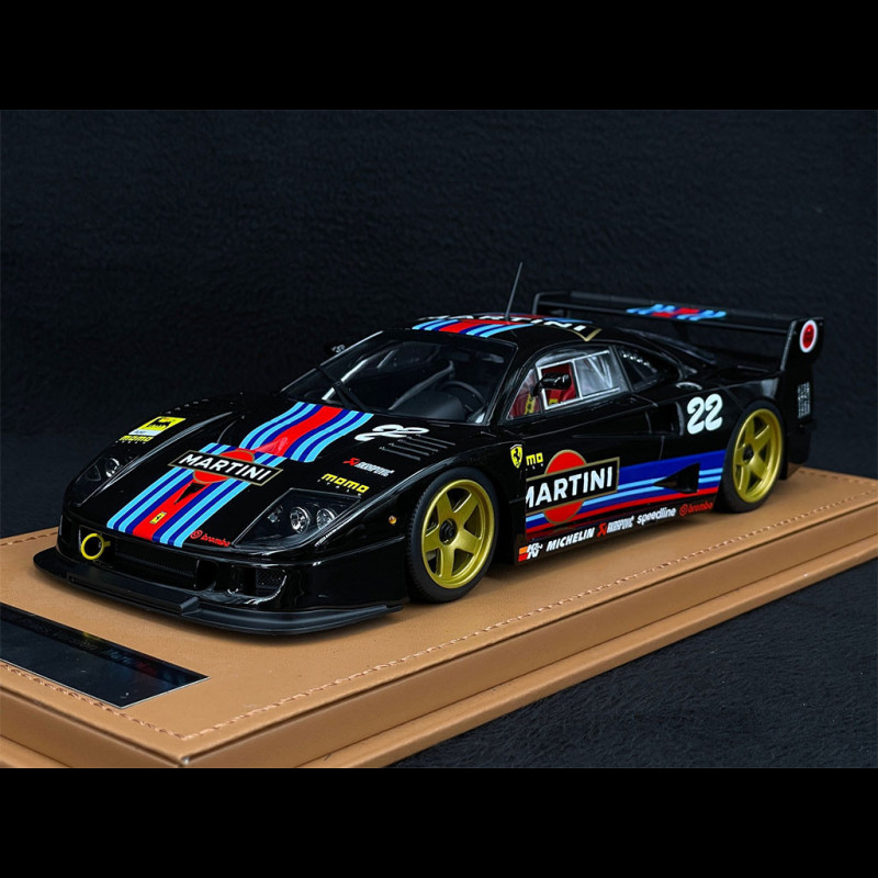 Ferrari F40 LM Press Version n° 22 1996 Martini Schwarz 1/18 Tecnomodel ...