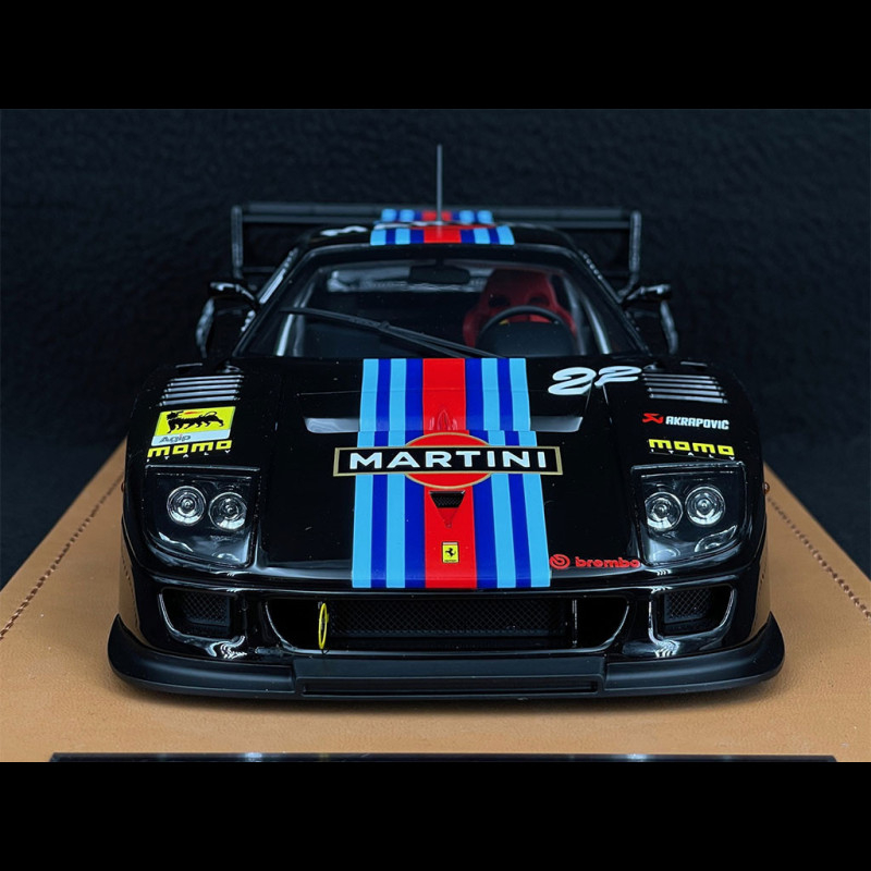 Ferrari F40 LM Press Version n° 22 1996 Martini Noir 1/18 Tecnomodel ...
