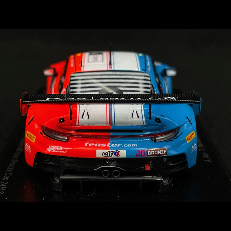 Porsche 911 GT3 R Type 992 n° 20 Winner 24h Spa 2023 1/43 Spark SB708