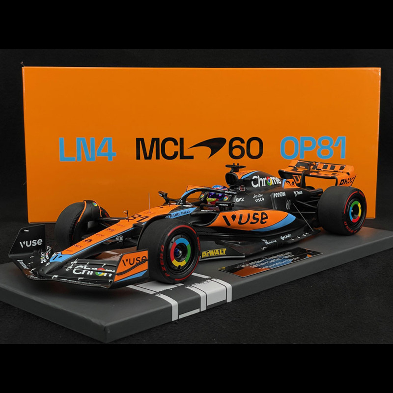 Oscar Piastri McLaren MCL60 n° 81 Saison 2023 F1 1/18 Minichamps 537231881