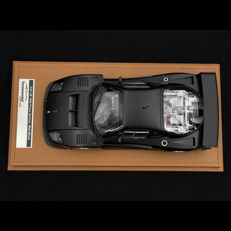 Ferrari F40 LM Press Version 1996 Jantes Enkei Noir Mat 1/18 Tecnomodel ...