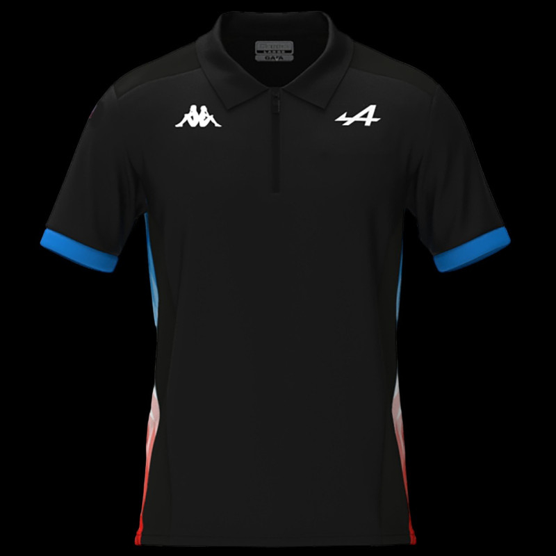 Polo Alpine Endurance Team Schumacher Adrend Noir / Bleu / Rouge Kappa ...