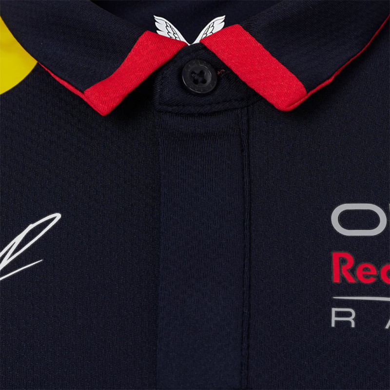 Red Bull Racing Polo shirt F1 Team Max Verstappen Signature Navy blue ...