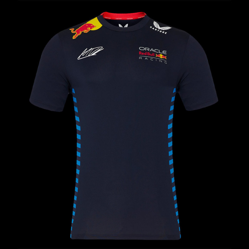 Red Bull Racing T-shirt F1 Team Max Verstappen Signature Navy blue ...