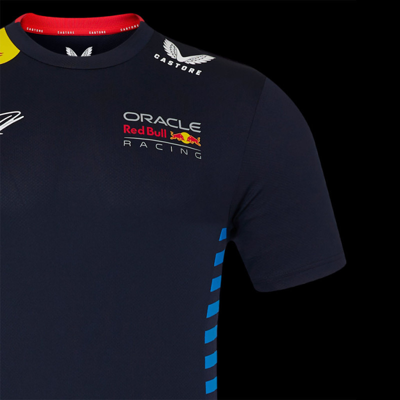 Red Bull Racing T-shirt F1 Team Max Verstappen Signature Navy blue ...
