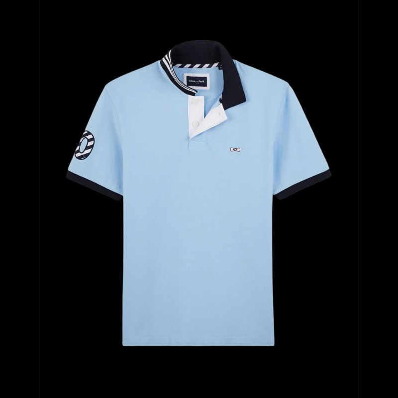 Polo Eden Park n° 10 Bleu Ciel E24MAIPC0033-BLM - homme