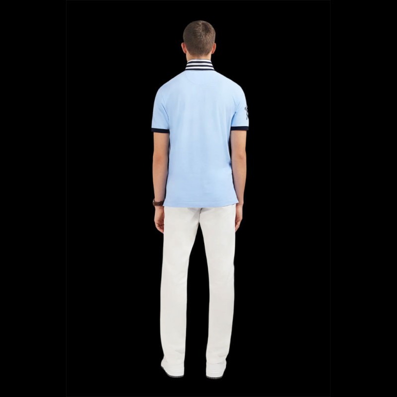 Eden Park Polo Shirt No. 10 Light Blue E24MAIPC0033-BLM - men