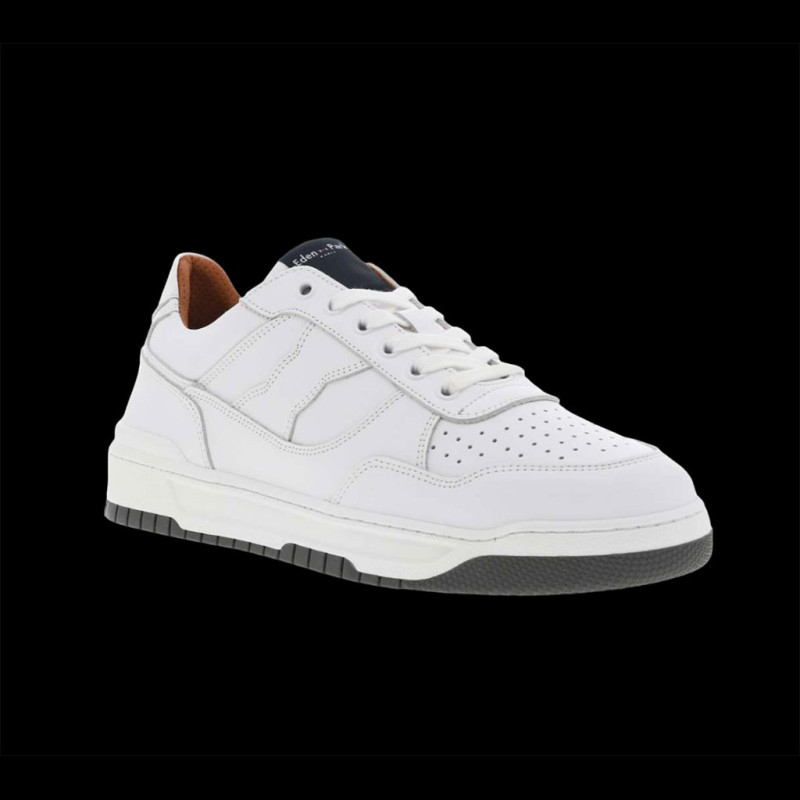 Eden Park Shoes Leather Low Sneakers White E24CHSTE0004-BC
