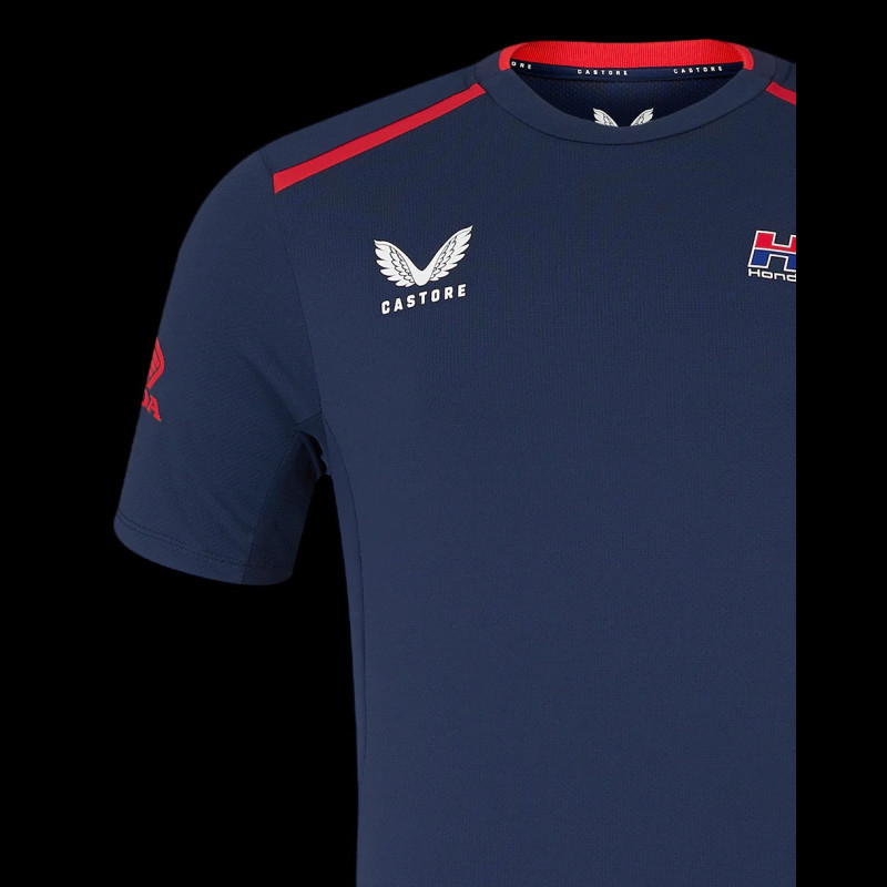 T-Shirt Honda Racing HRC Moto GP Bleu Foncé TU5836RE-190 - homme