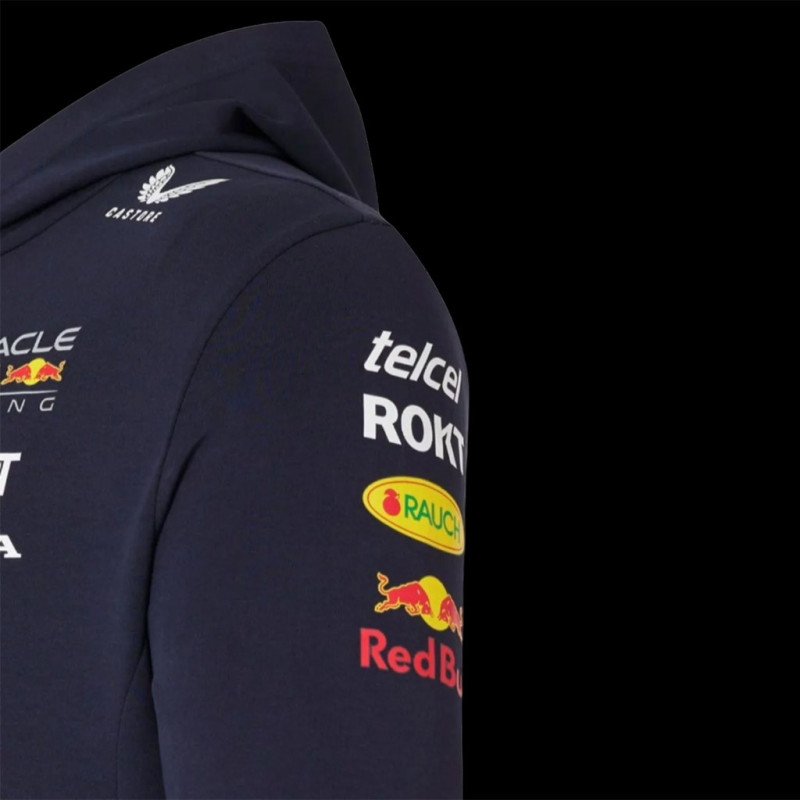 Red Bull hooded jacket F1 Racing Team Verstappen Canvas Navy blue ...