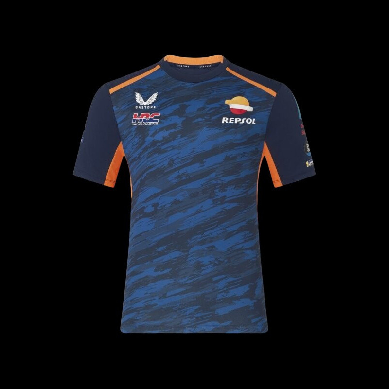 Honda T-Shirt Repsol HRC Moto GP Renewable fuel Blue TU5826RE-190 - Mixte