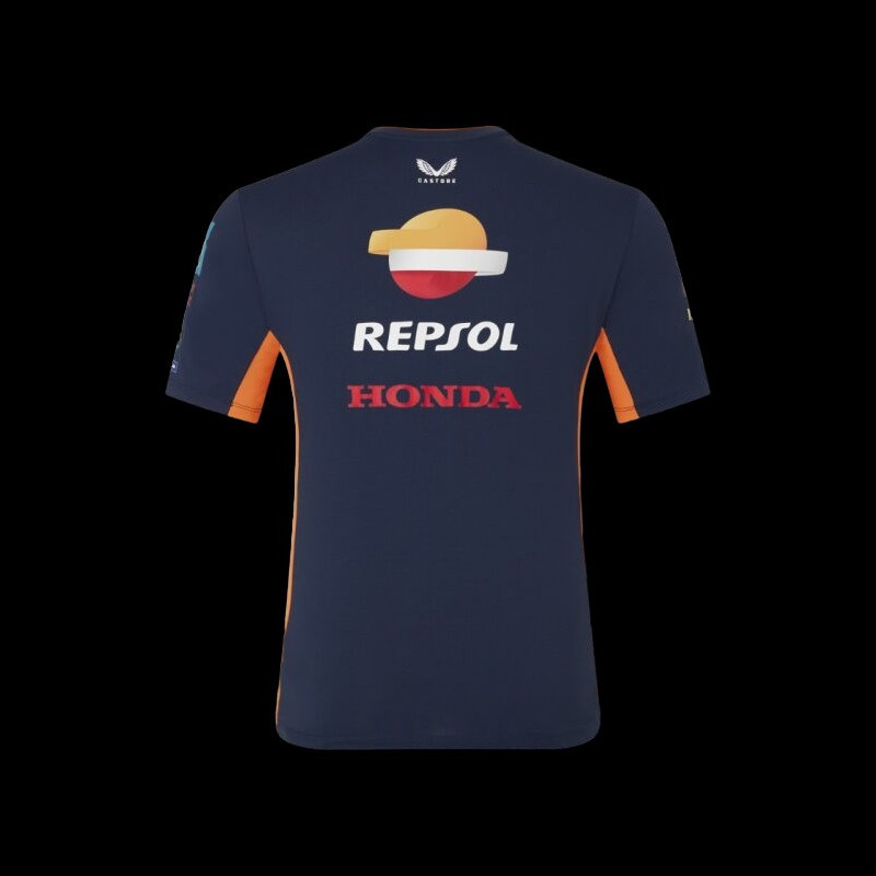 Honda T-Shirt Repsol HRC Moto GP Renewable fuel Blue TU5826RE-190 - Mixte