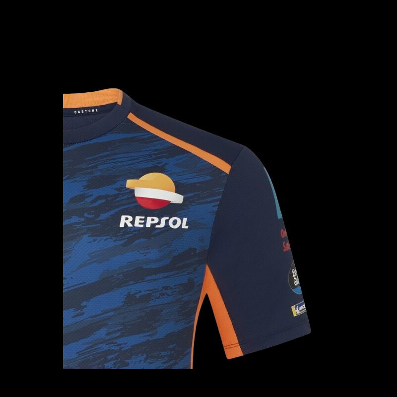 Honda T-Shirt Repsol HRC Moto GP Mir Marini Renewable fuel Blue ...