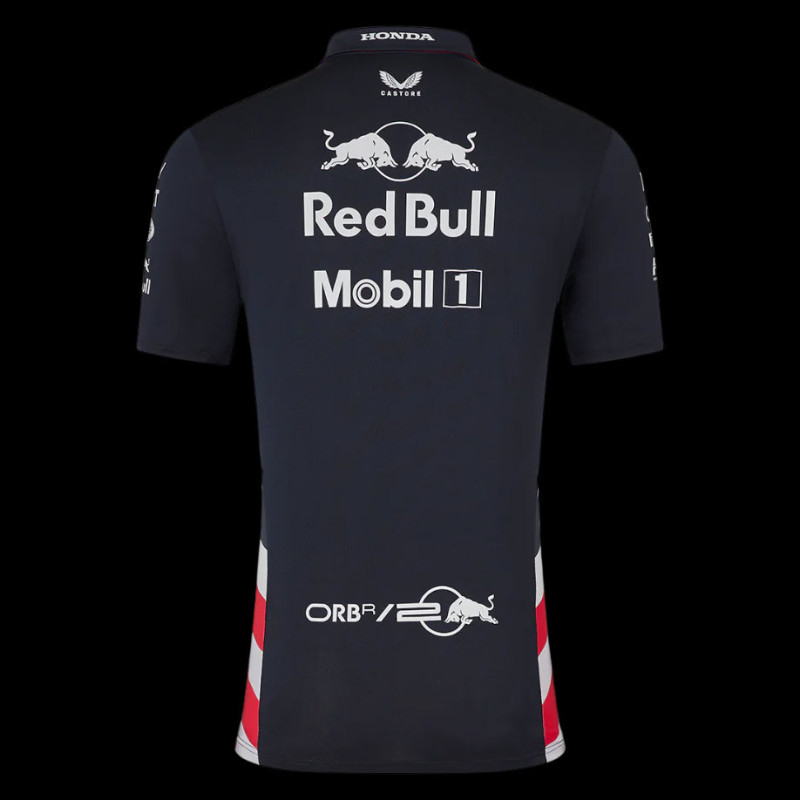 Red Bull Racing Polo Shirt F1 America race Verstappen Perez Navy blue ...