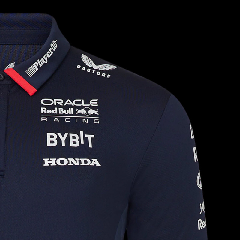 Red Bull Racing Polo Shirt F1 America race Verstappen Perez Navy blue ...