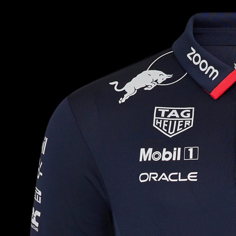 Polo Red Bull Racing F1 America race Verstappen Perez Bleu marine ...