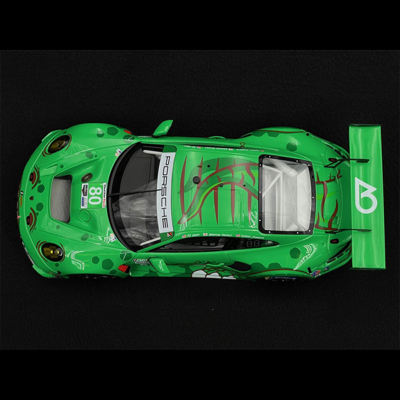 Porsche 911 GT3 R Type 992 n° 80 Rexy 12h Sebring 2023 1/18 Top Speed TS0512