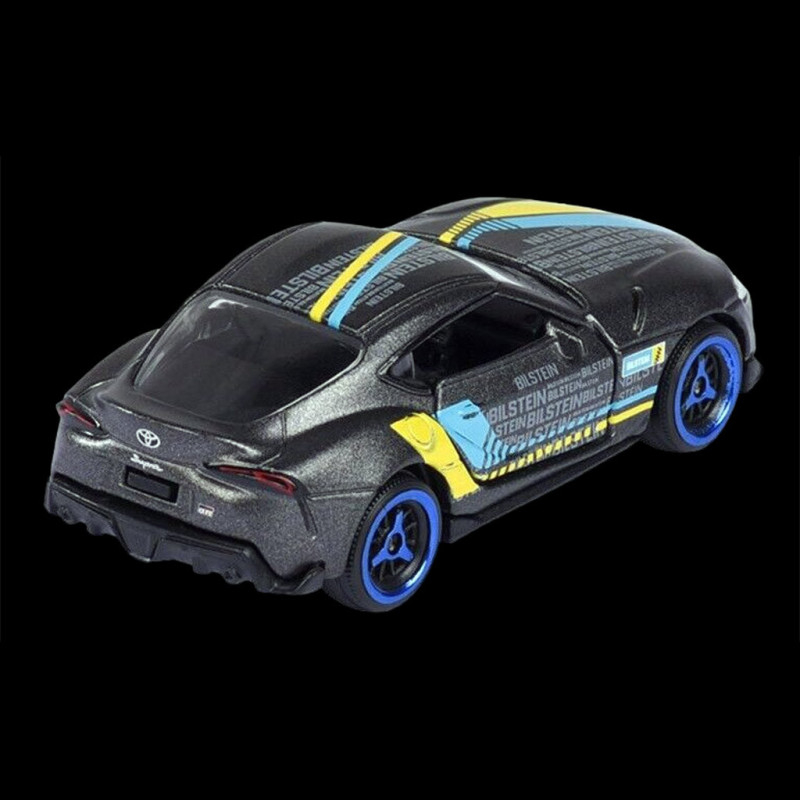 Toyota GR Supra SZ-R Grey Yellow blue Racing Cars 1/59 Majorette ...