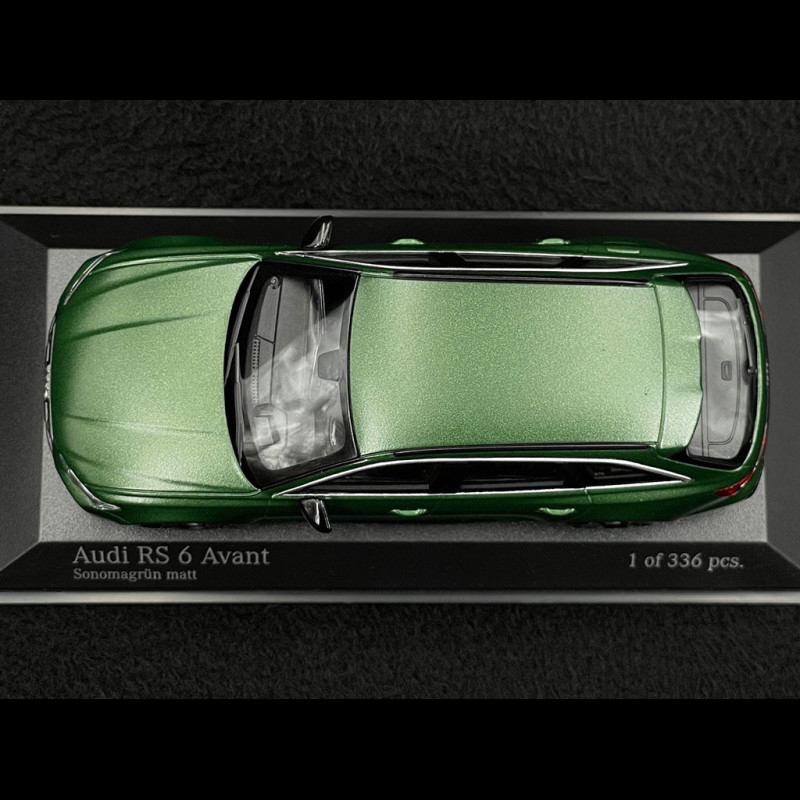Audi RS6 Avant 2019 Matt Sonoma Green 1/43 Minichamps 410018017